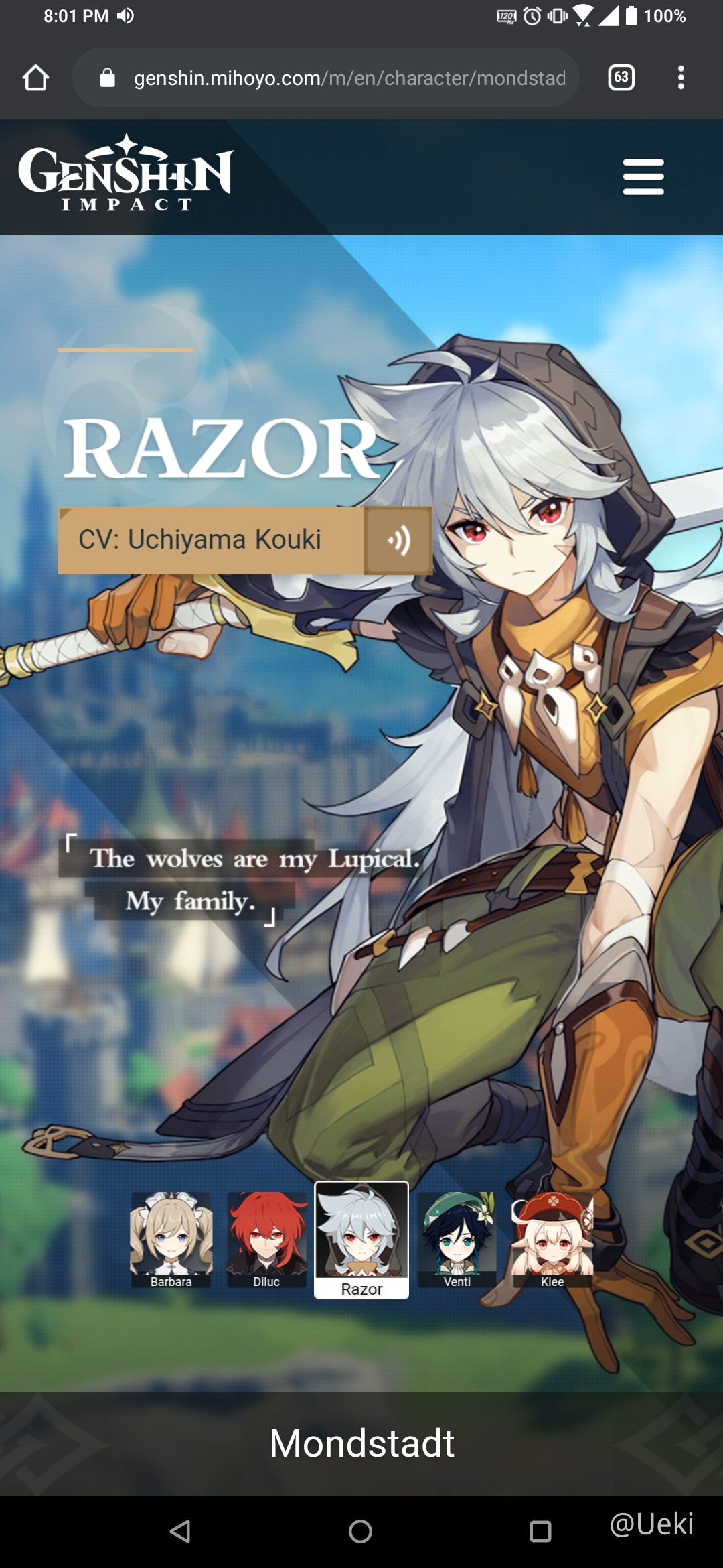 Razor's VA is also Kei Tsukishima from Haikyuu! Genshin Impact | HoYoLAB