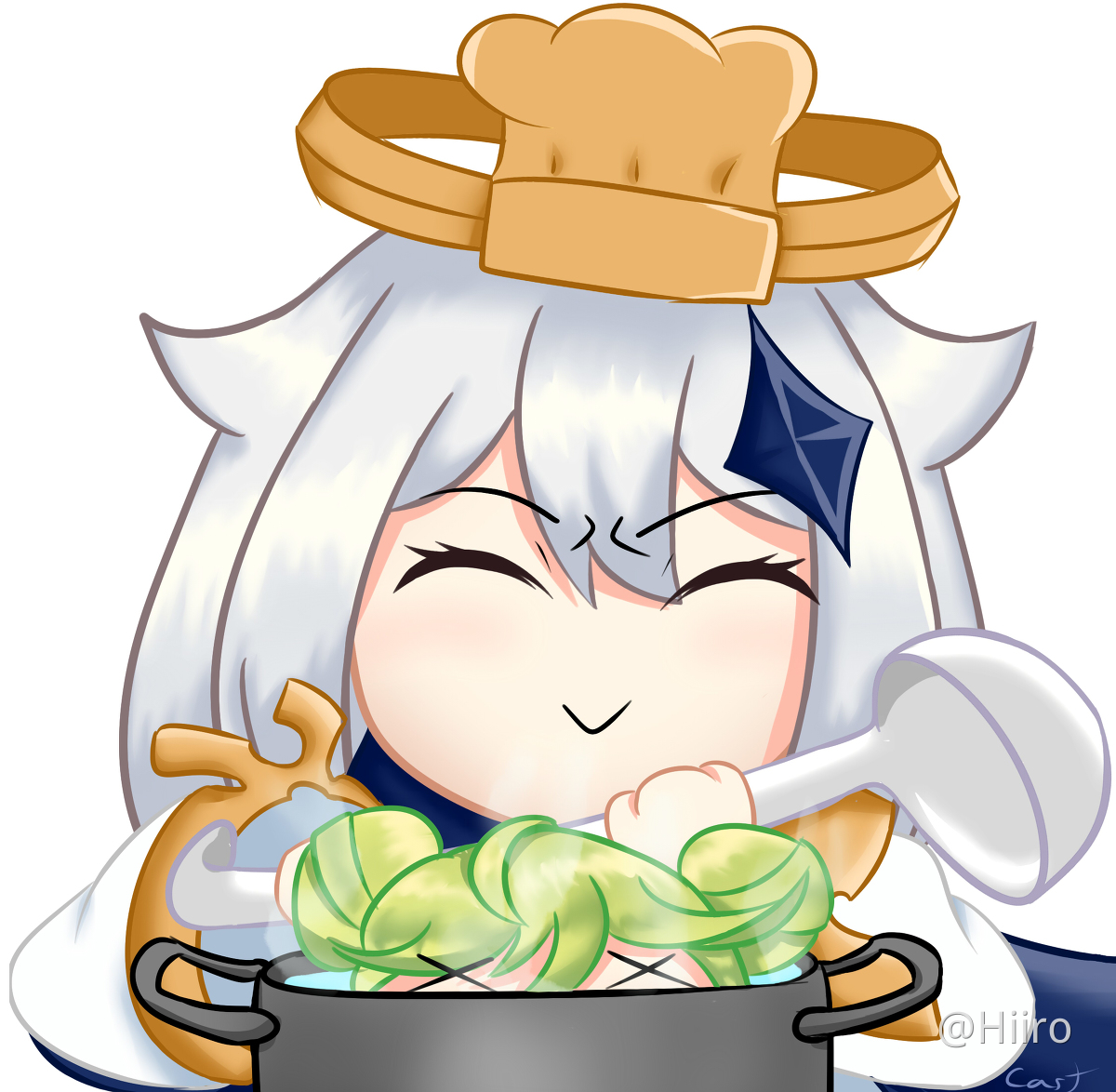 Ya.... Paimon will cook for you... cook Cabbage Genshin Impact | HoYoLAB