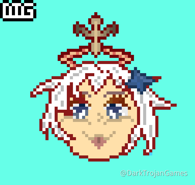 Paimon! (Original Fan Art) (Pixel Art) Genshin Impact | HoYoLAB
