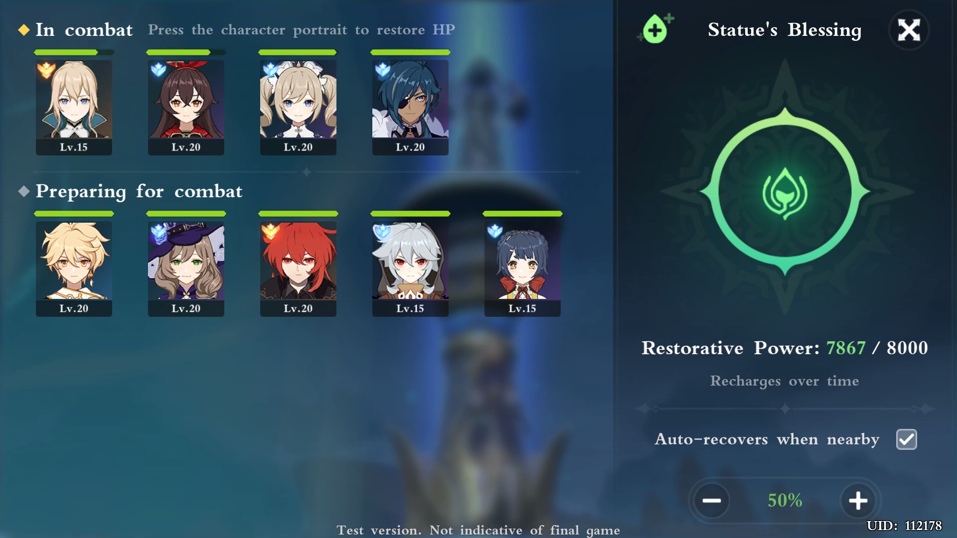 Genshin Impact Interfaces Screenshot! Genshin Impact | HoYoLAB