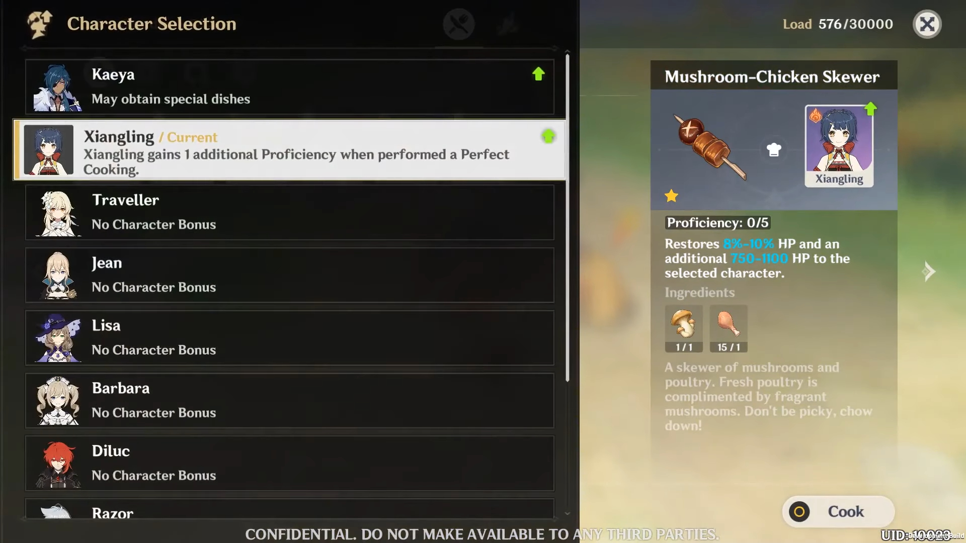 Interfaces Screenshot Update pre-CBT2 Genshin Impact | HoYoLAB