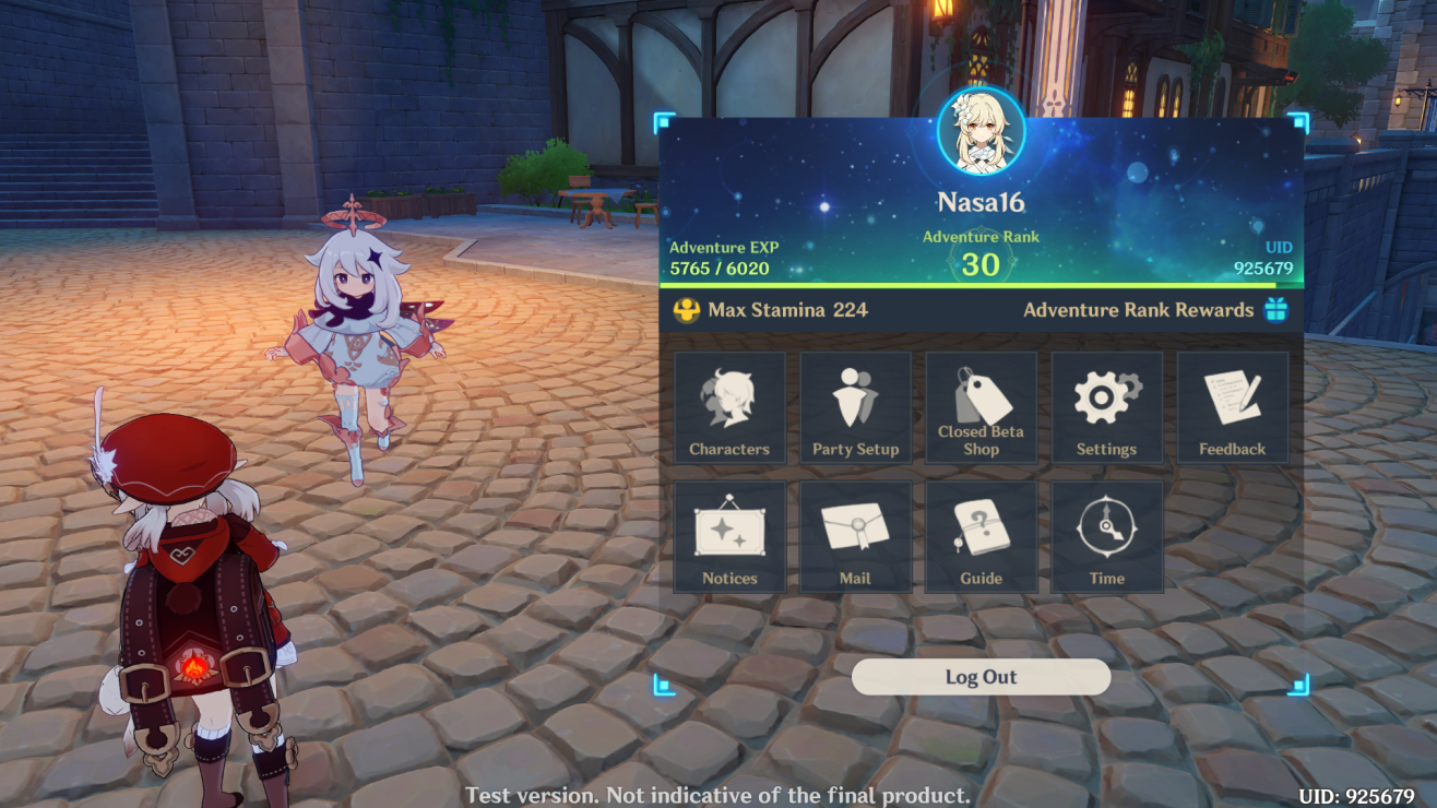 [CBT2] Genshin Impact Interfaces Screenshot PART 1 | Genshin Impact ...