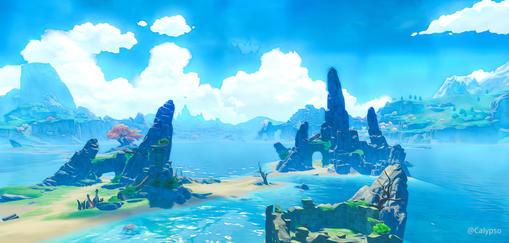 Small Islands by Liyue Genshin Impact | HoYoLAB