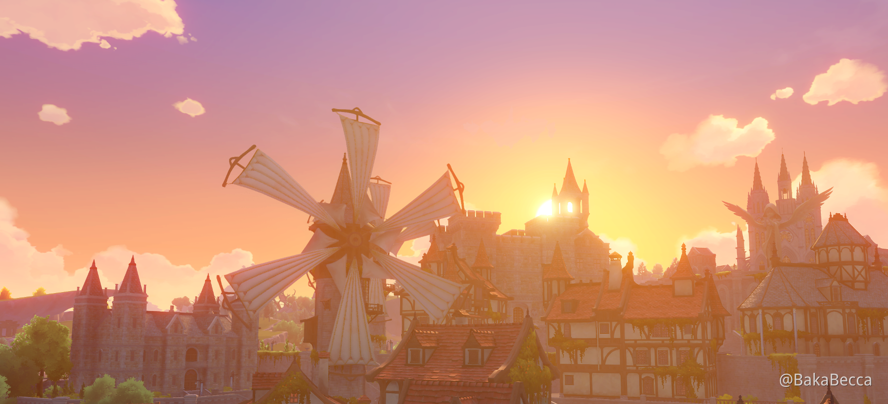 Evening Monstadt Genshin Impact | HoYoLAB