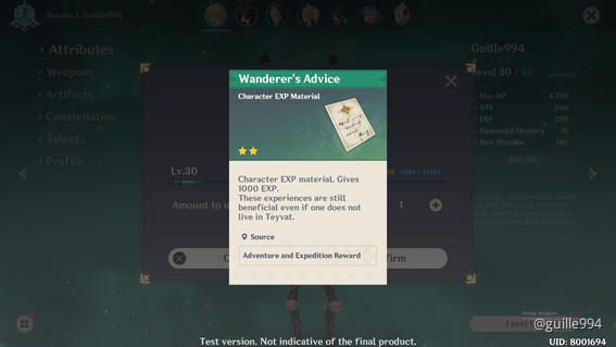 [Guide] Character and weapon progression Genshin Impact | HoYoLAB
