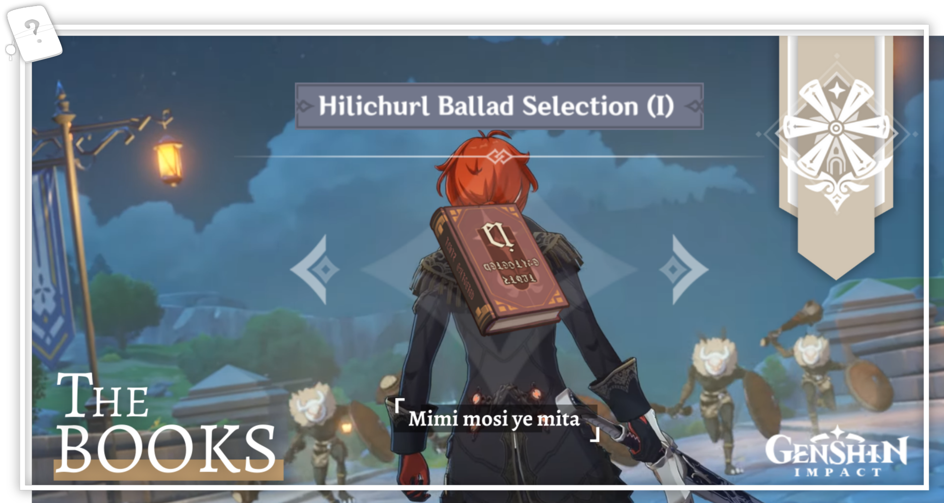 [Lore] Books - Hilichurl Arc (Pt. 1) Genshin Impact | HoYoLAB