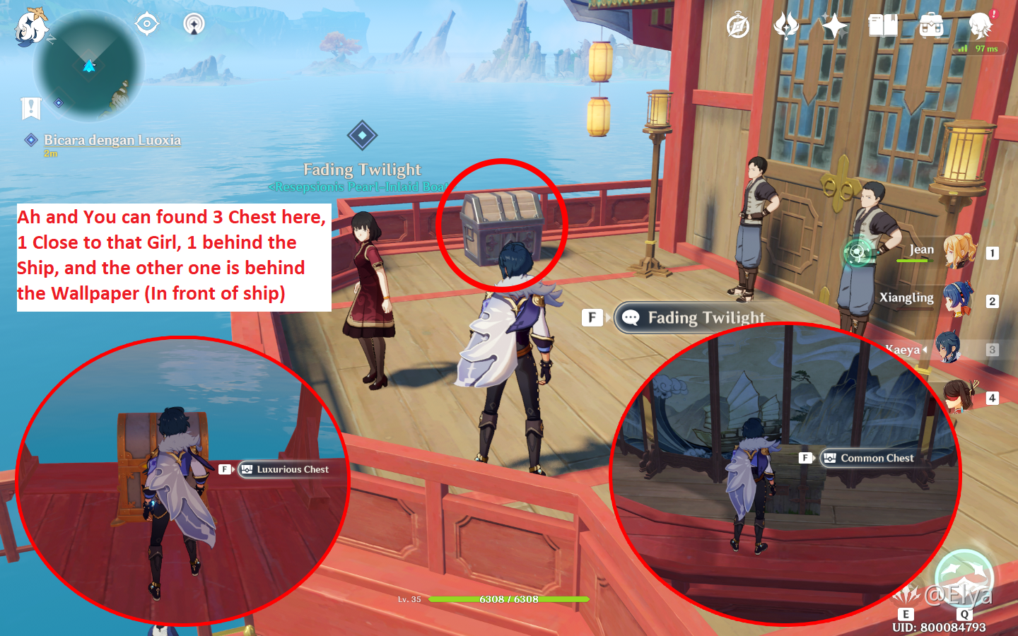 Guide Quest #2 : Secret Quest at Ship Liyue Harbour Genshin Impact ...