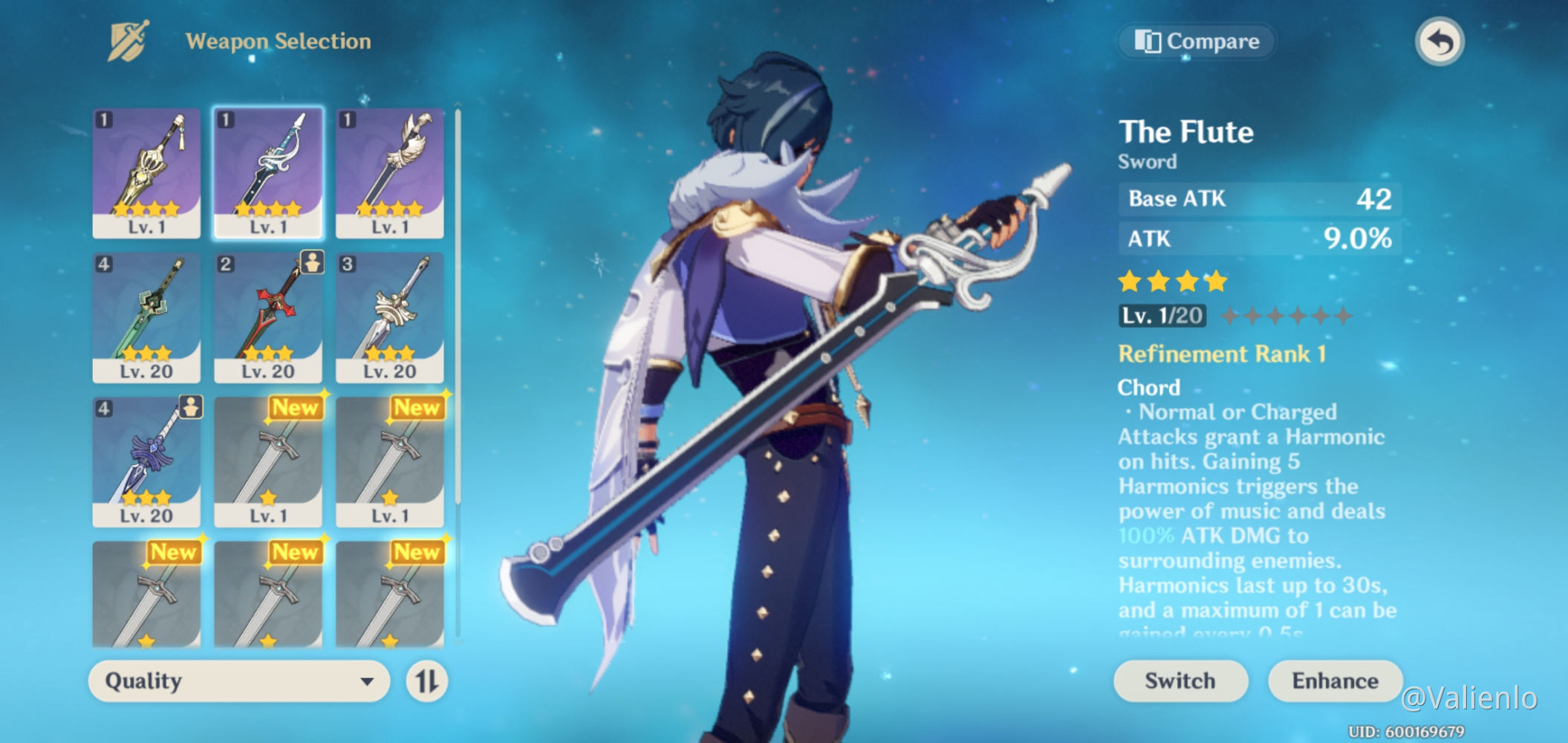 These swords look pretty cool. Specially the flute, which has some ...