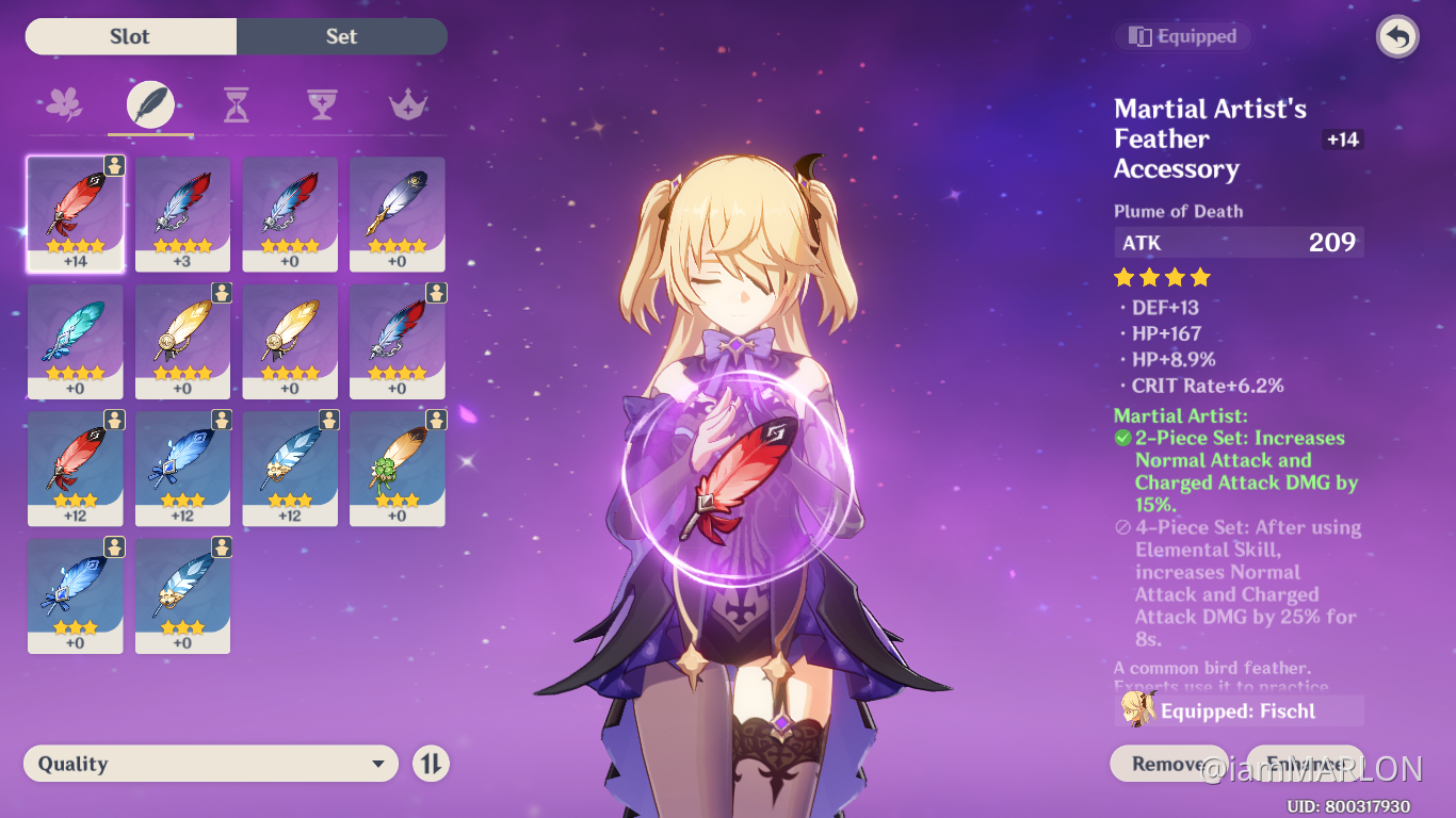 CURRENT BUILD FISCHL | SUPPORT & DPS Genshin Impact | HoYoLAB