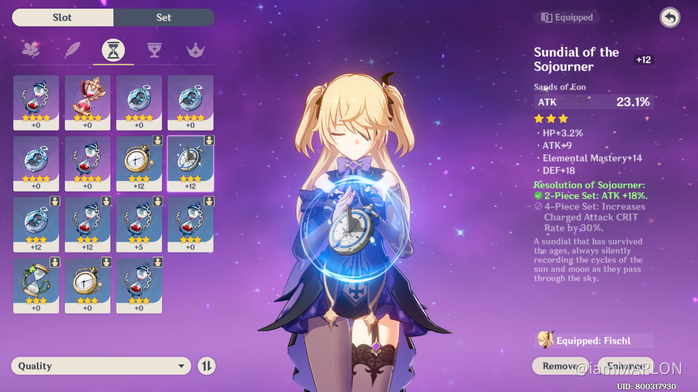 CURRENT BUILD FISCHL | SUPPORT & DPS Genshin Impact | HoYoLAB