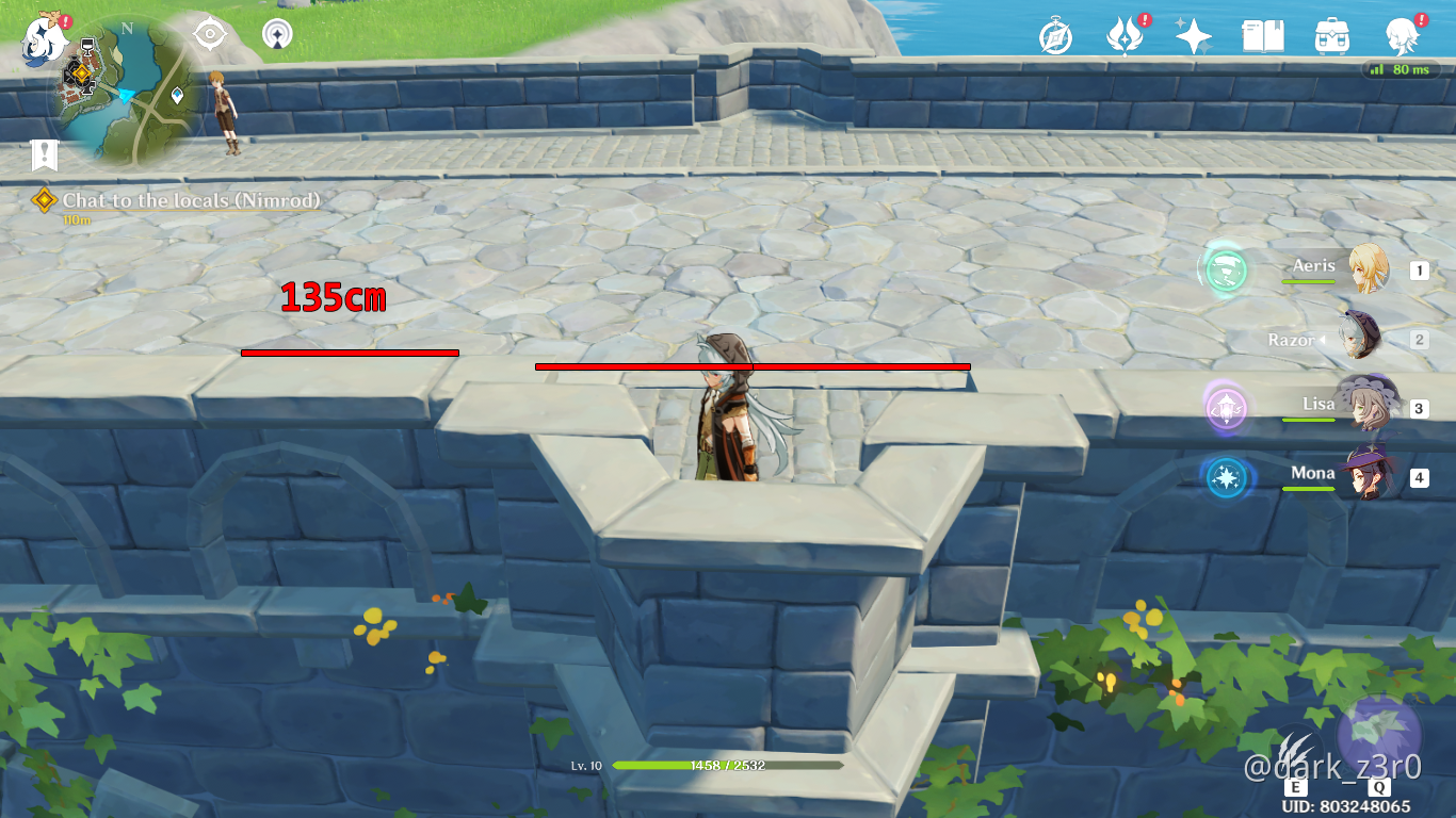 The size of the Genshin Impact world is 10 square kilometers or about 3 ...