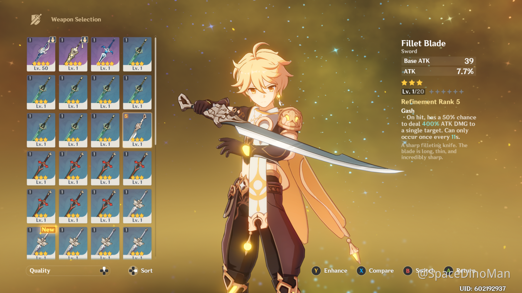 1h sword advice Genshin Impact | HoYoLAB