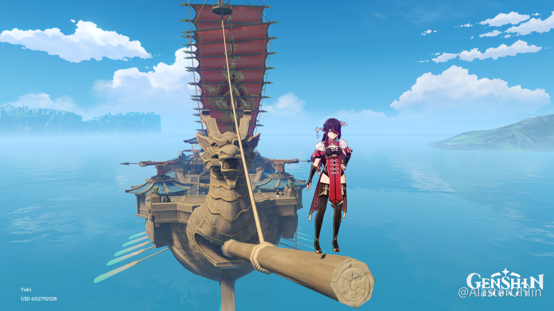 Returning to Beidou to her little boat :) Genshin Impact | HoYoLAB