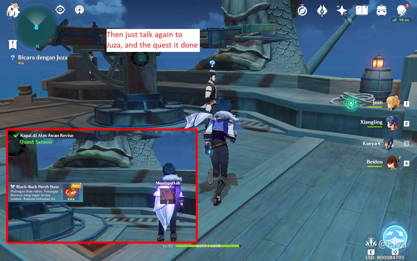 Guide Quest #8 : Beidou's Ship (A Lone ship in Guyun) Genshin Impact ...