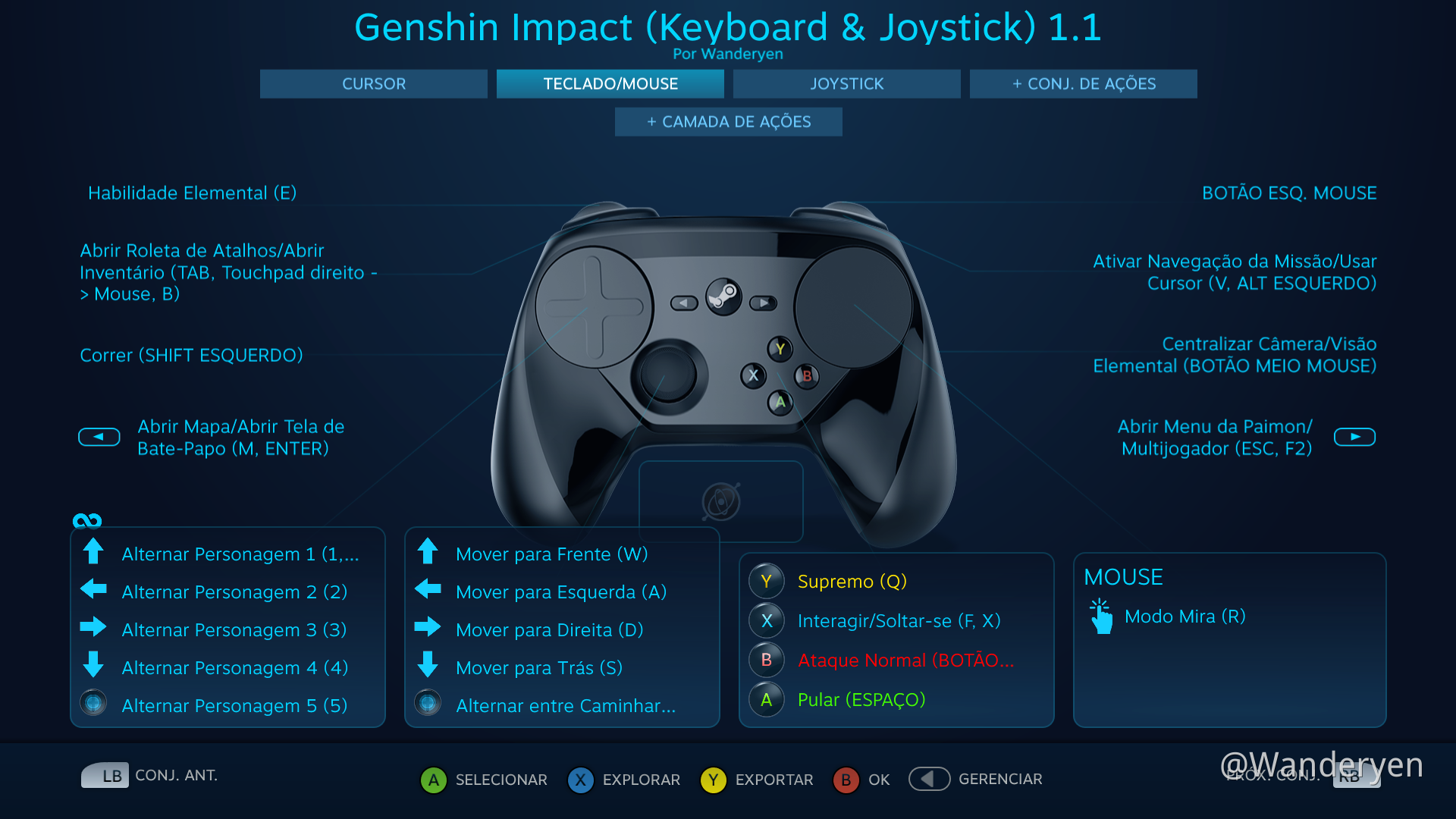 GUIDE: Playing Genshin Impact on Steam! (with Steam Controller ...
