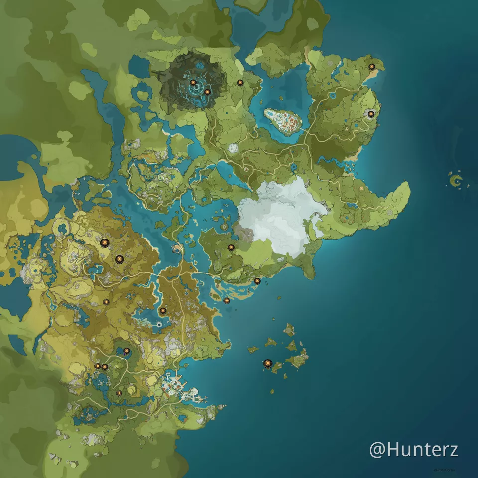 Mob Farming Map ;) Genshin Impact | HoYoLAB