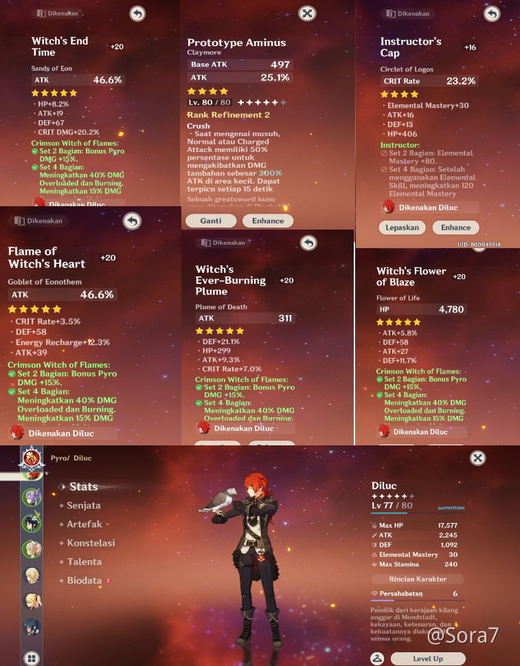 Diluc build Genshin Impact | HoYoLAB