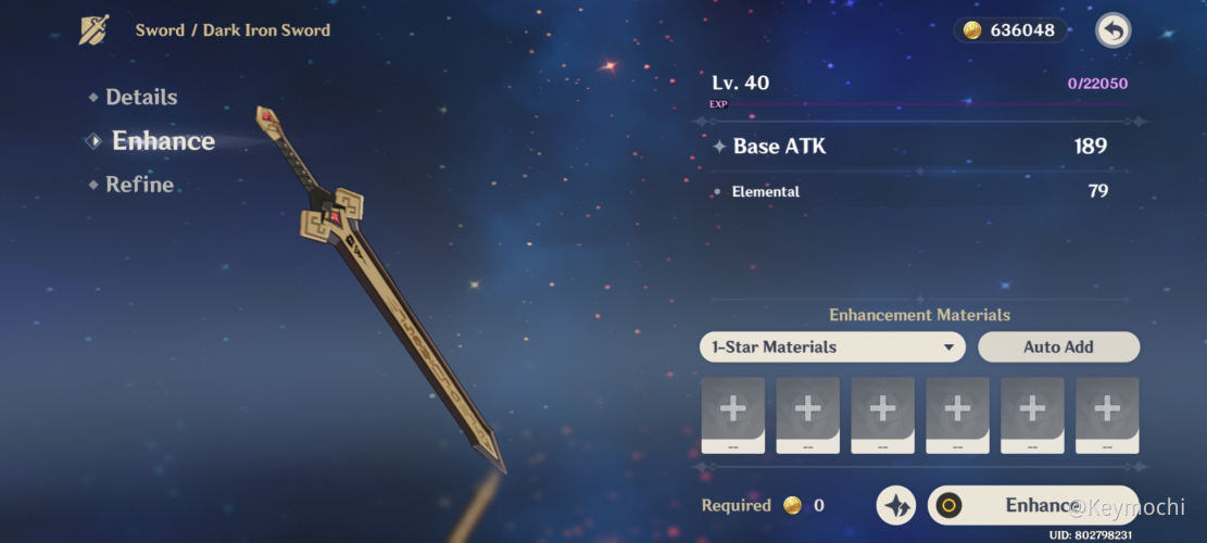 [Guide]"Dark Iron Sword" Currently the ONLY ONE sword in Genshin ...