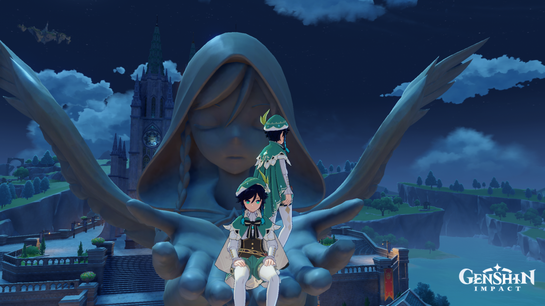 Got some pretty nice Venti screenshots of him remembering his friend ...