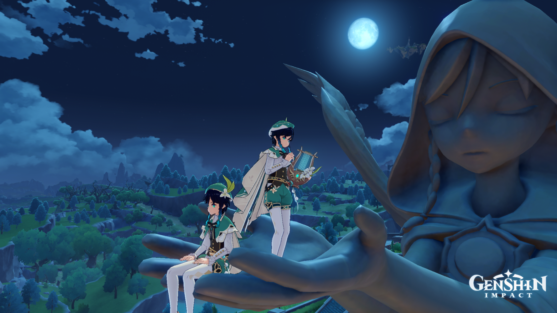 Got some pretty nice Venti screenshots of him remembering his friend ...