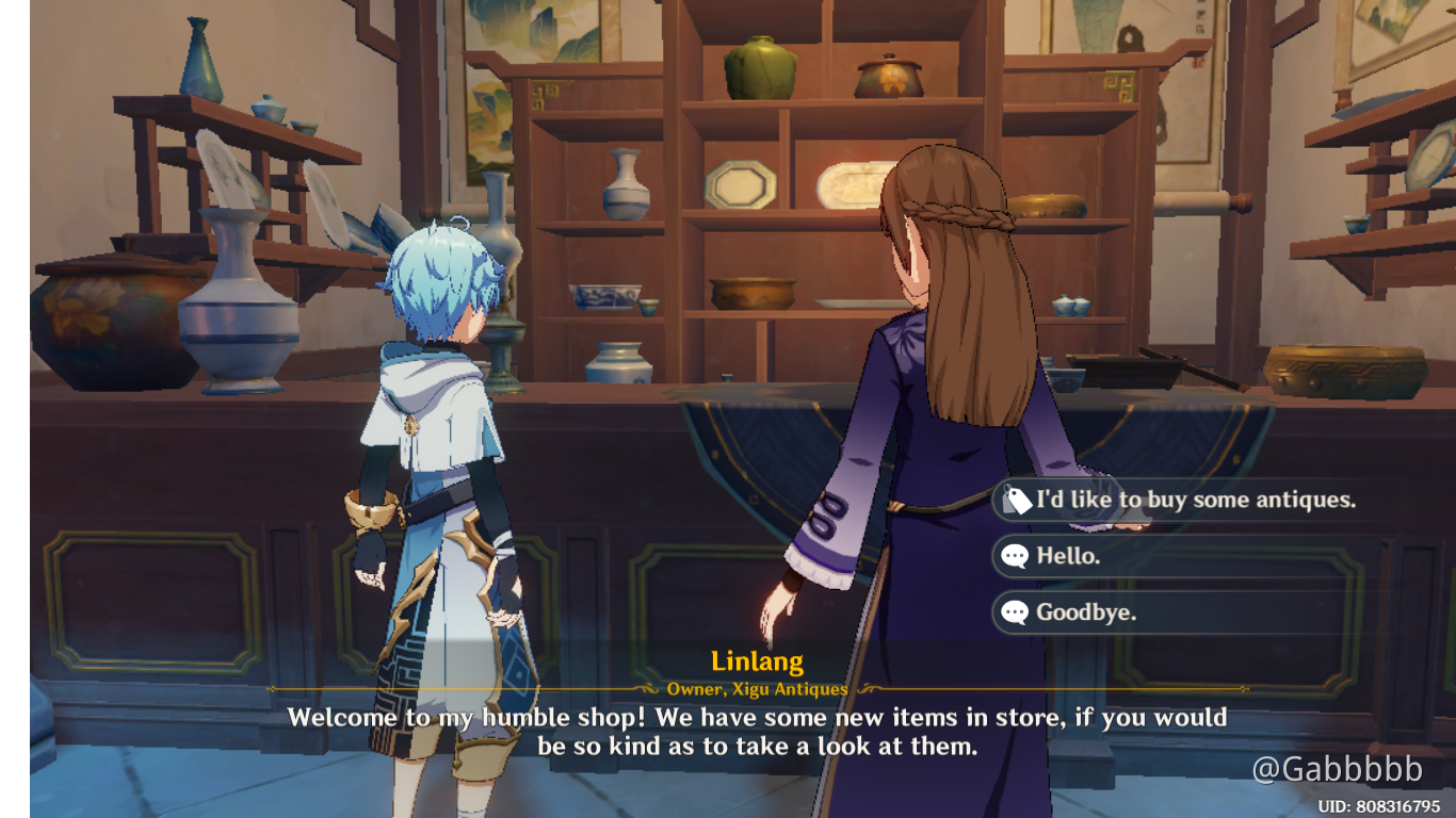 NAMELESS TREASURE CAN'T SELL TO LINLANG HELP!! Genshin Impact | HoYoLAB