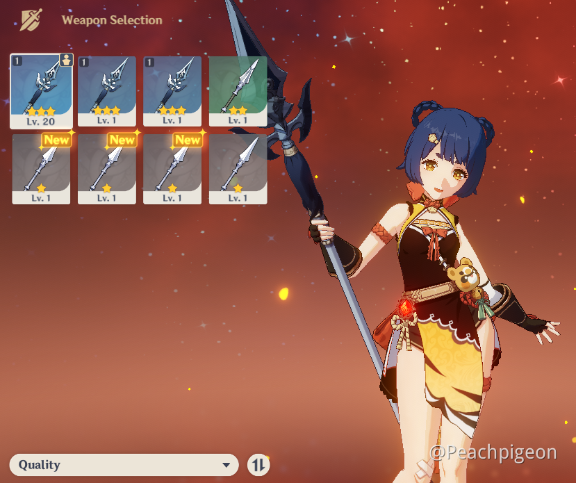 Need help with getting weapon for Xiangling Genshin Impact | HoYoLAB