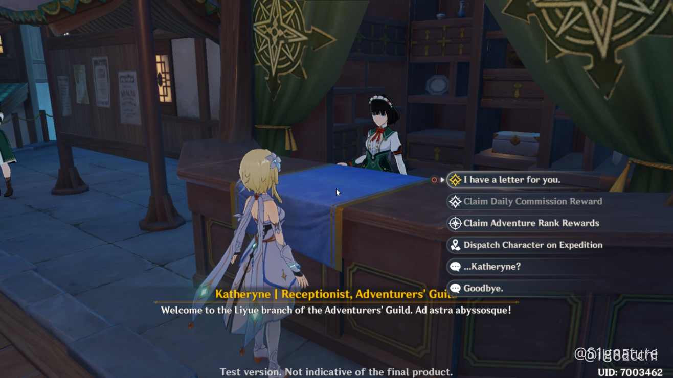 Who Is Katheryne? Setting The Basic Info Ver 1.1