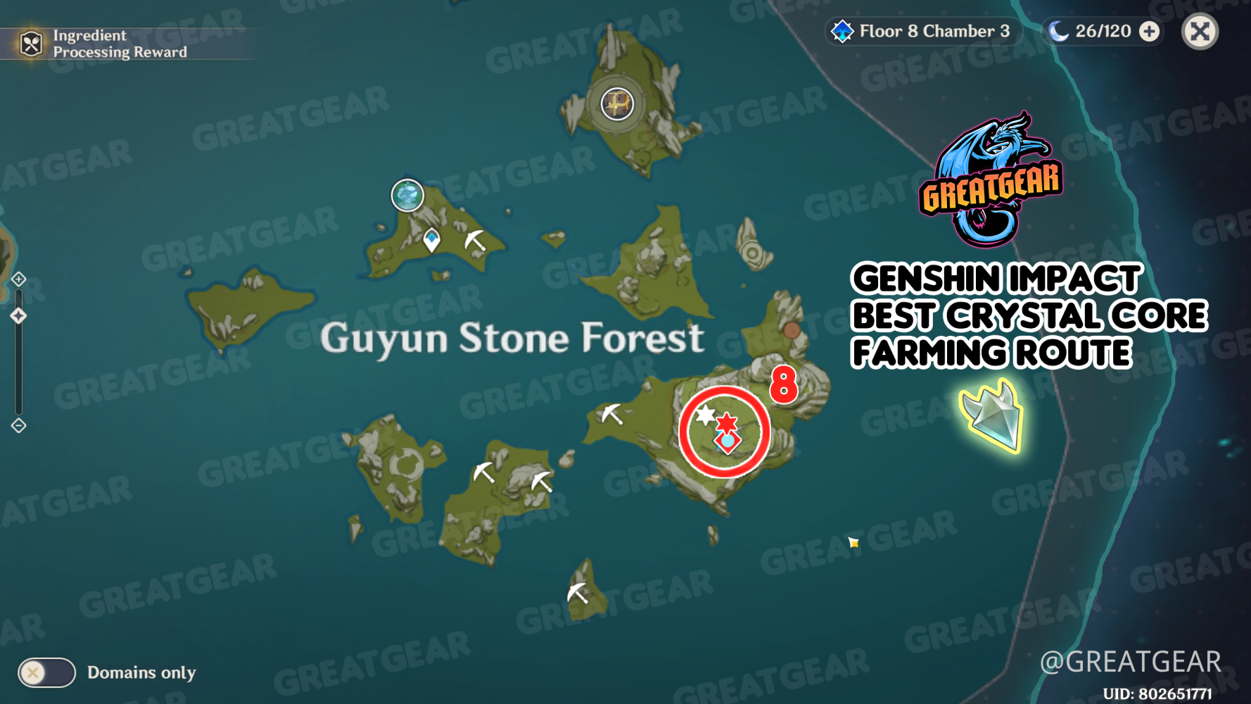 Genshin Impact Best Crystal Core Farming Route - You need these for ...