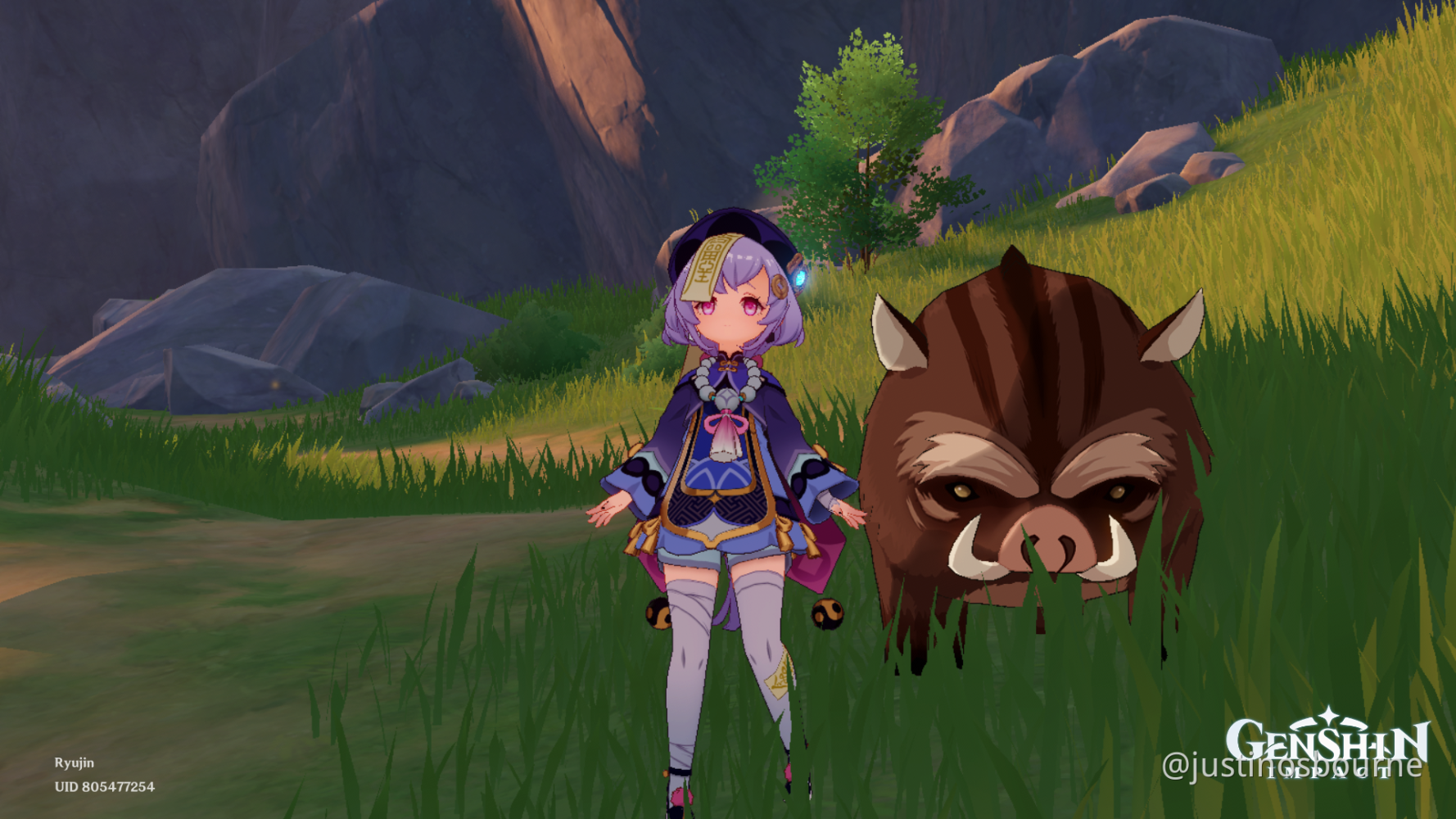 Qiqi and her pig! Genshin Impact | HoYoLAB