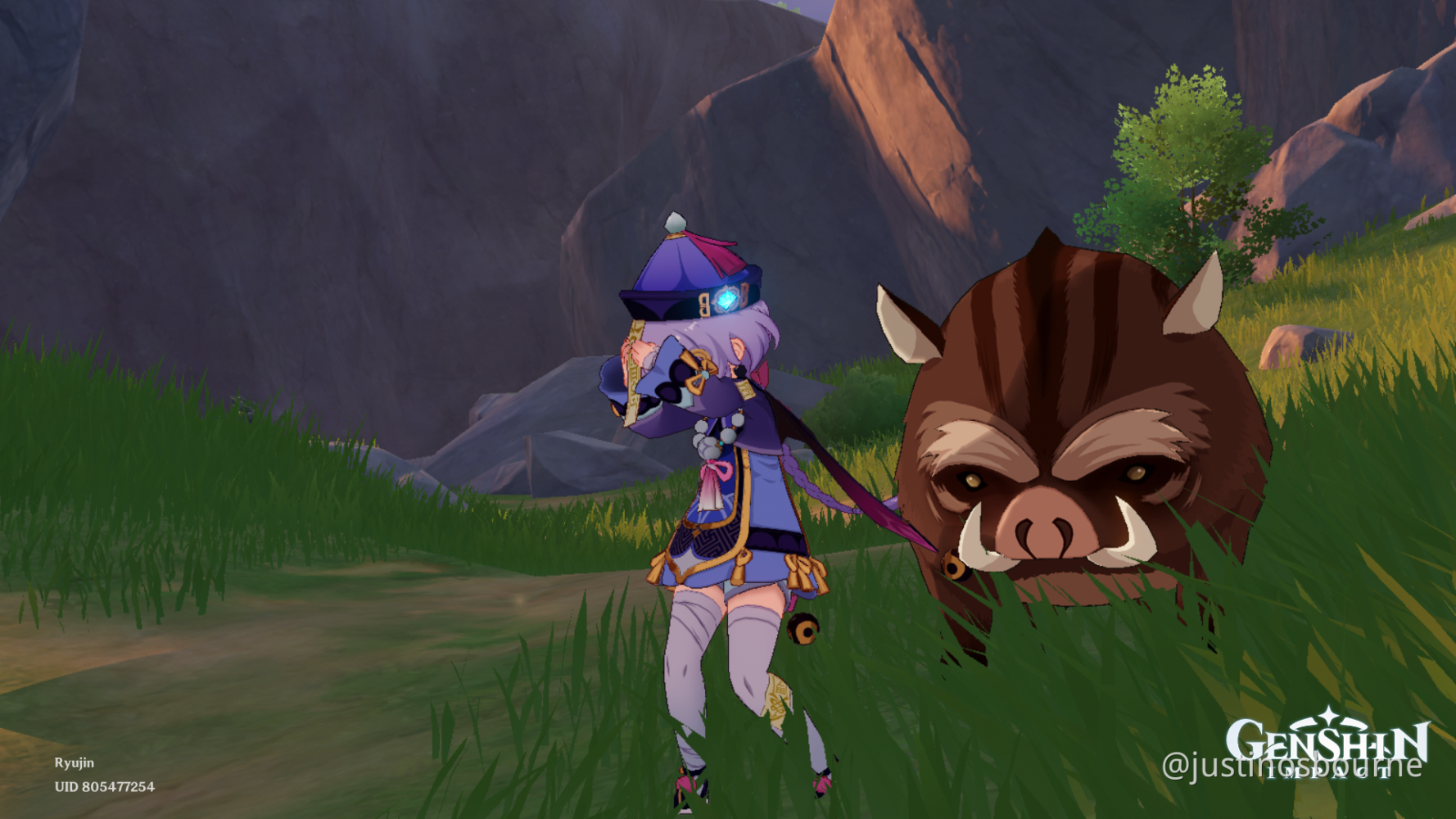 Qiqi and her pig! Genshin Impact | HoYoLAB