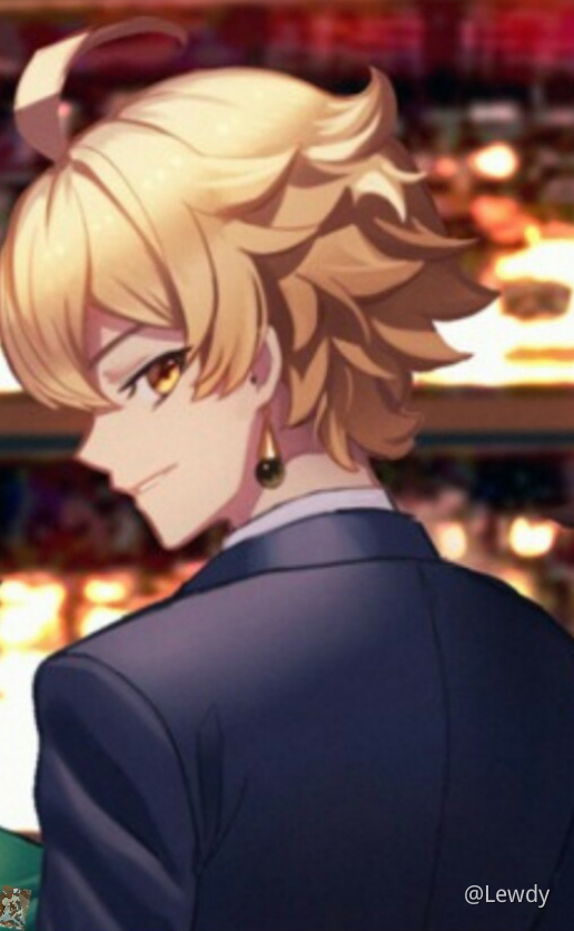 Aether in a black suit :O Genshin Impact | HoYoLAB