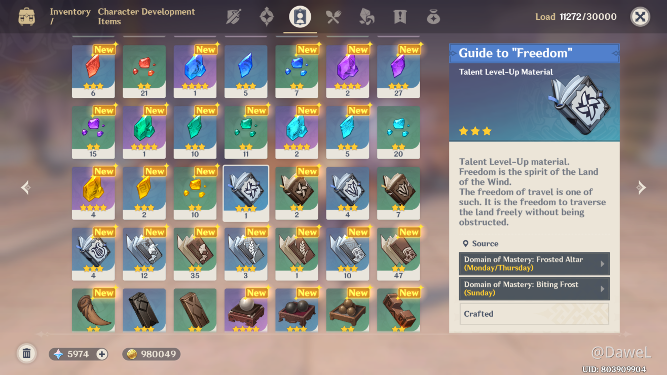 Free x1 Guide To "Freedom" Book | Genshin Impact | HoYoLAB