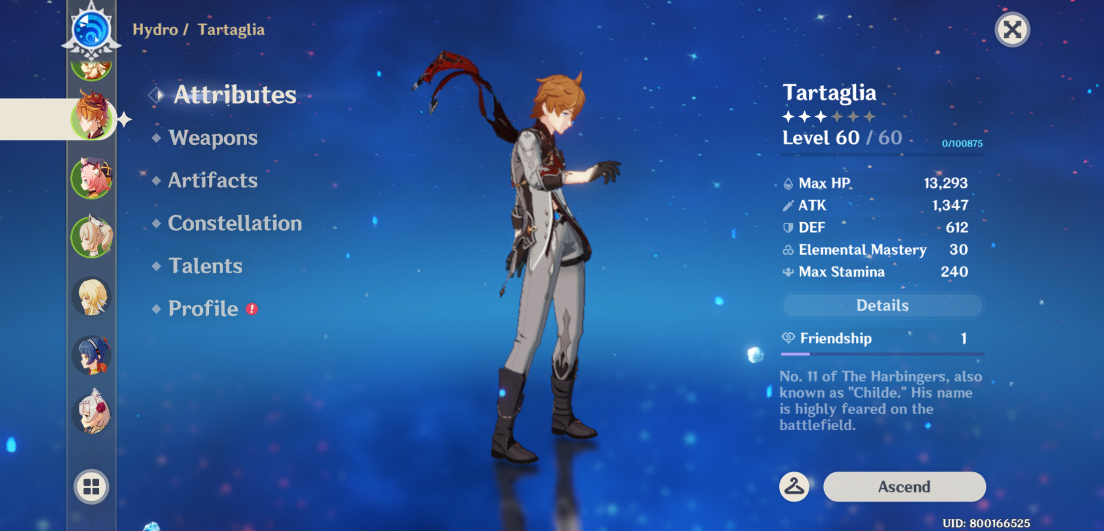 The Rust passive applies on Childe meele stance Genshin Impact | HoYoLAB