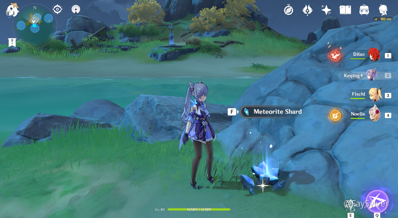 A little tip for the event when you're gathering meteorite shard *edit ...