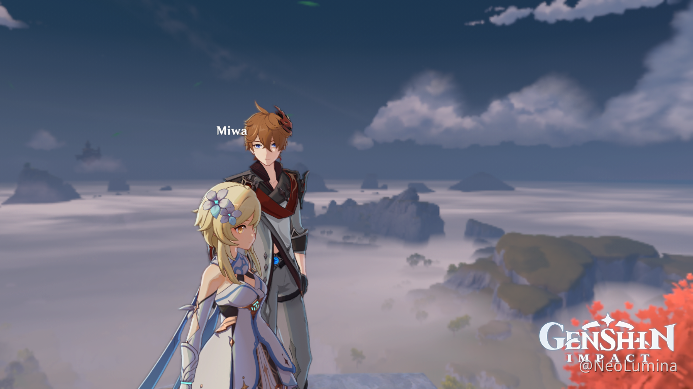 Saw a post showing the ChildeXLumine ship Photoshoot Genshin Impact ...