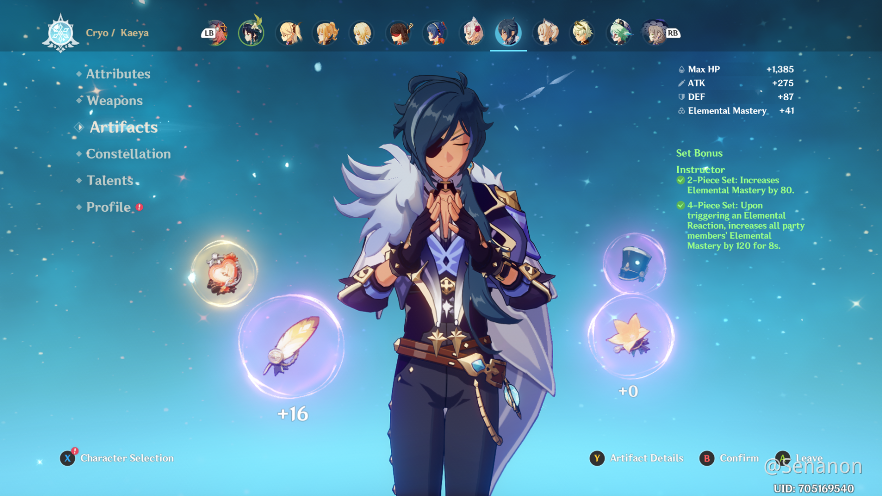 They changed the instructor set 4 piece set bonus Genshin Impact | HoYoLAB