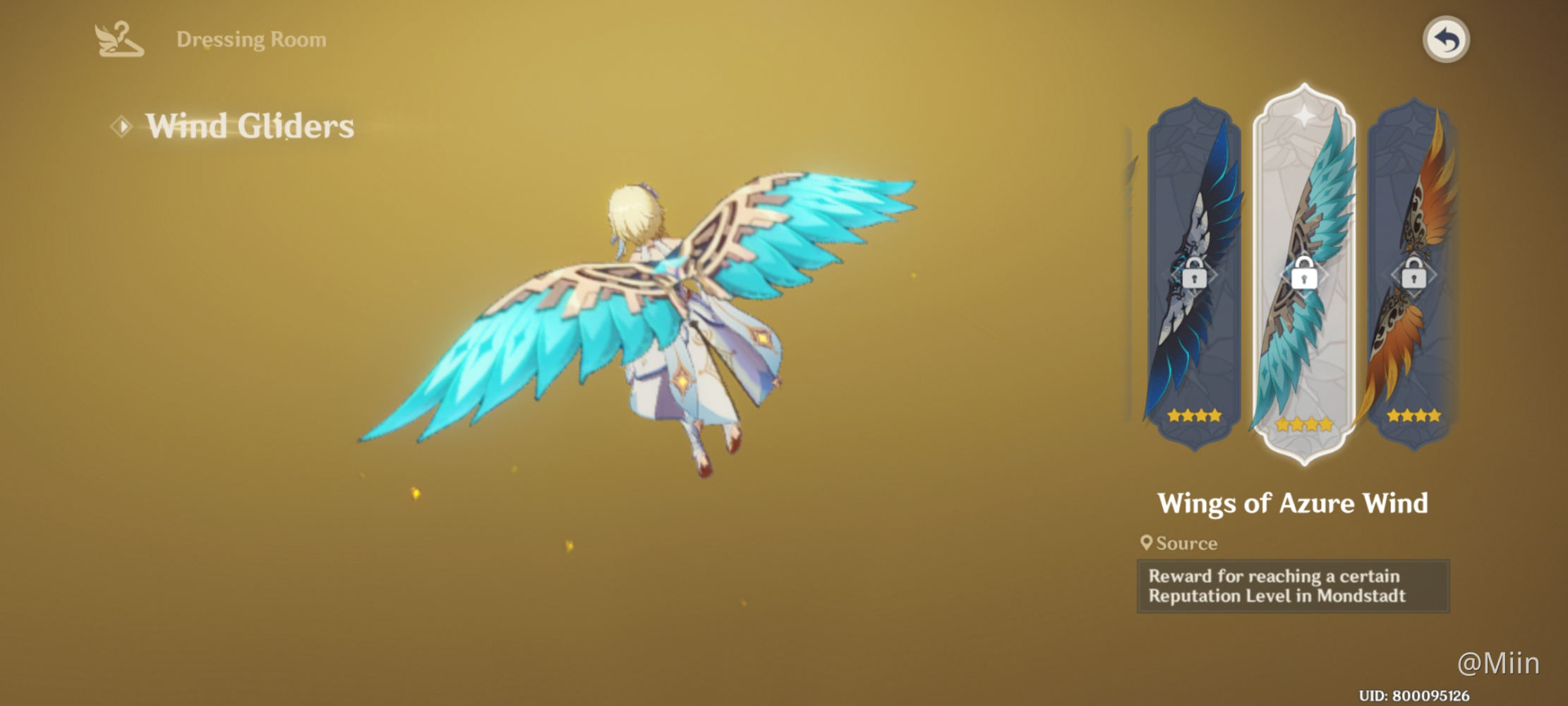 Modstadt wings color does not match any character | Genshin Impact ...