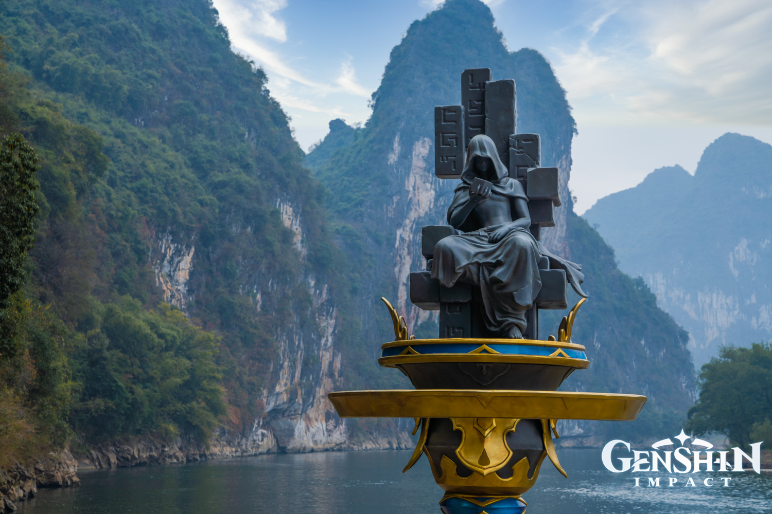 Genshin Impact has arrived at the Guilin scenic area! Genshin Impact ...
