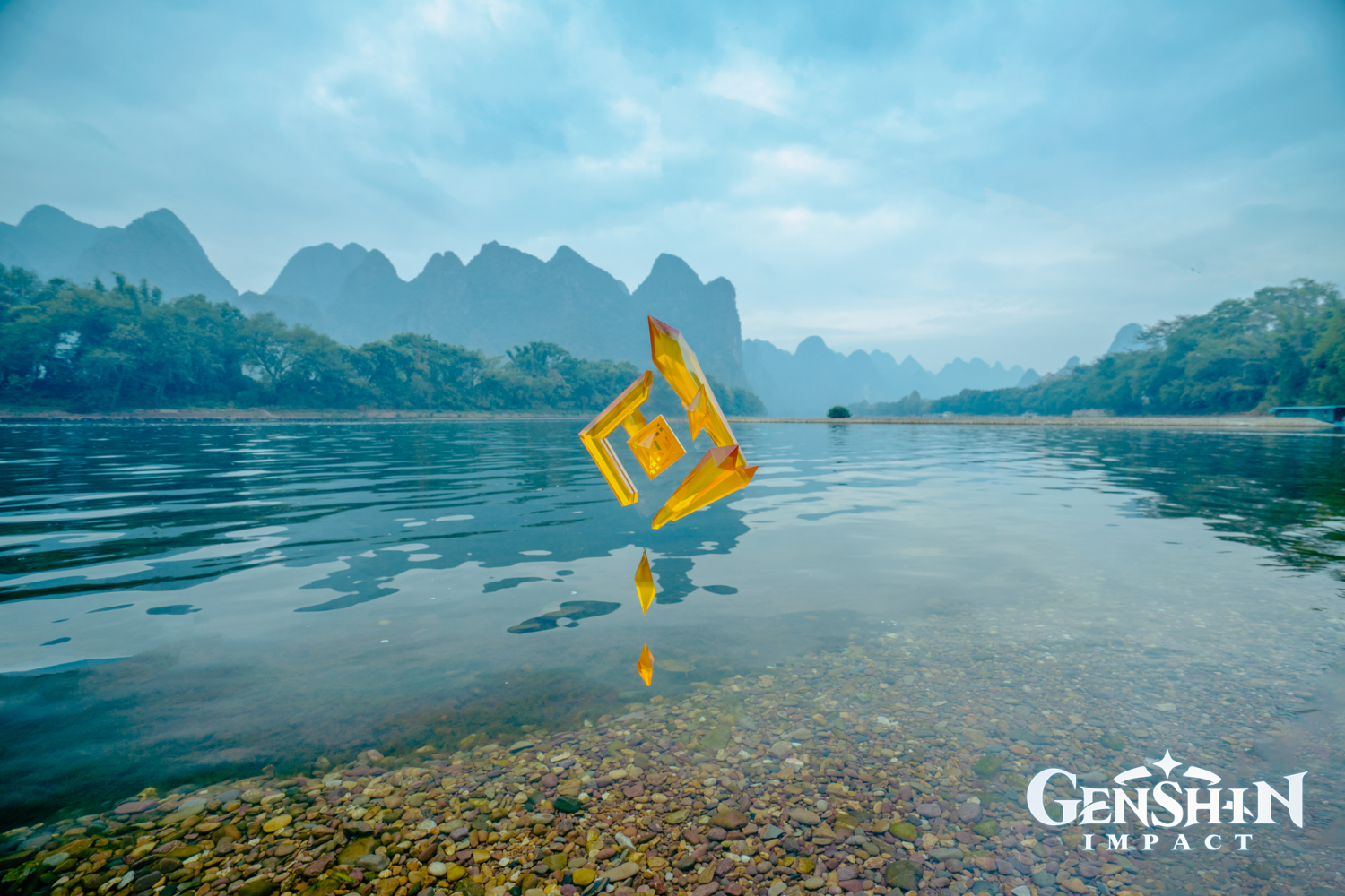 Genshin Impact has arrived at the Guilin scenic area! Genshin Impact ...