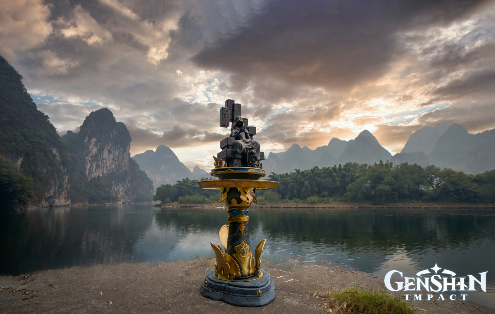 Genshin Impact has arrived at the Guilin scenic area! Genshin Impact ...