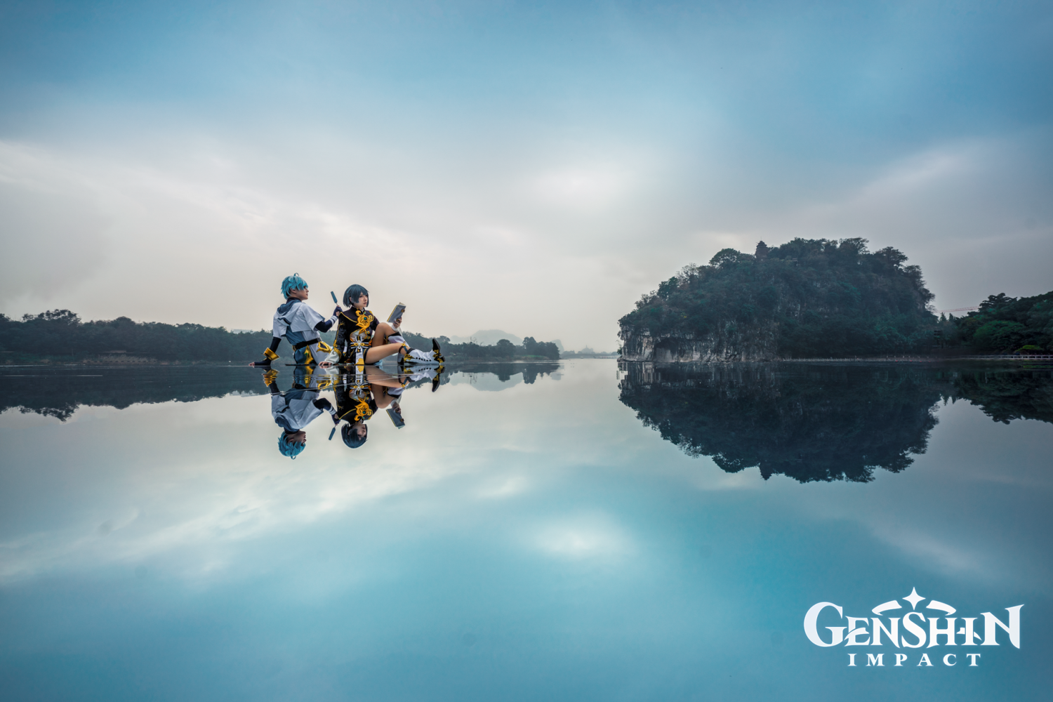 Genshin Impact has arrived at the Guilin scenic area! Genshin Impact ...