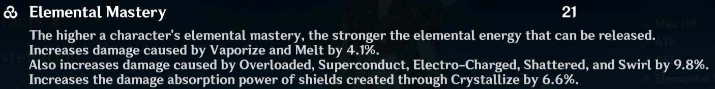 Question about Elemental Mastery Genshin Impact | HoYoLAB
