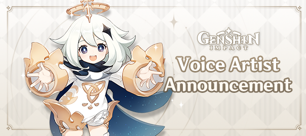 Voice Actor Announcement Genshin Impact | HoYoLAB