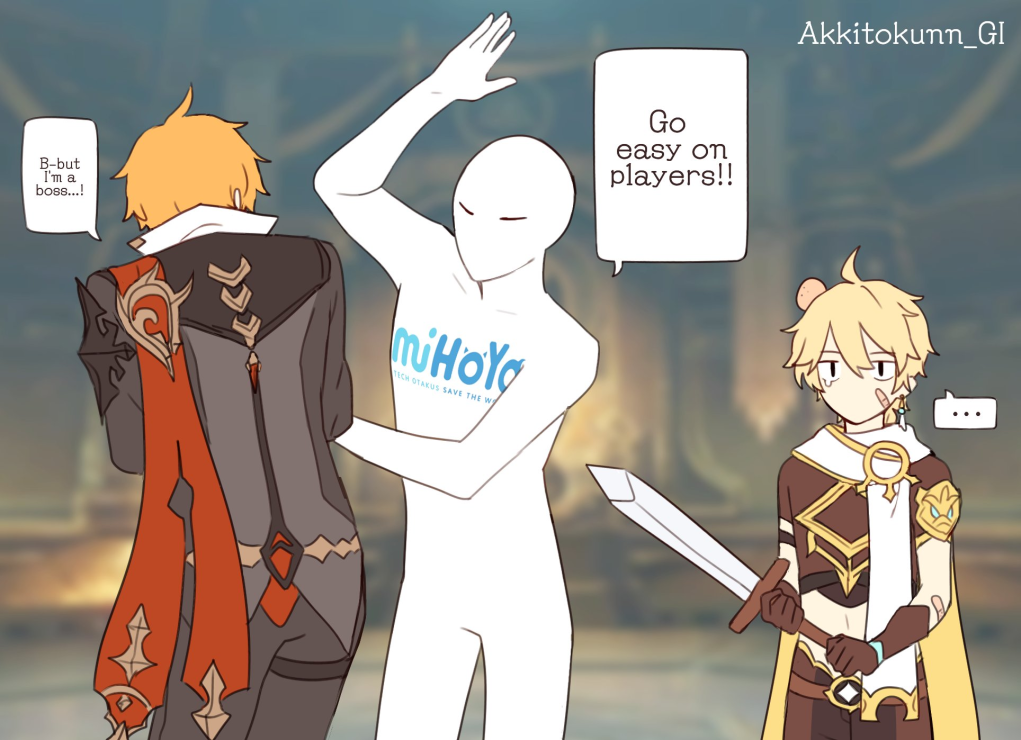 Childe boss nerfing in story mode be like : | Genshin Impact | HoYoLAB