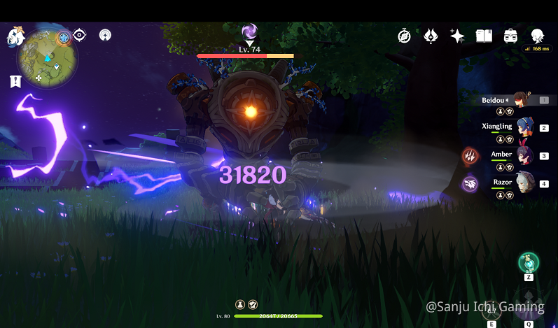 Beidou Dmg 20k-41k tidecaller DMG (No need for Support) Genshin Impact ...