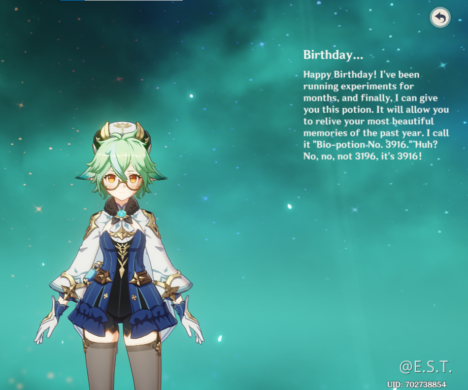 Characters wish you a happy birthday Genshin Impact | HoYoLAB