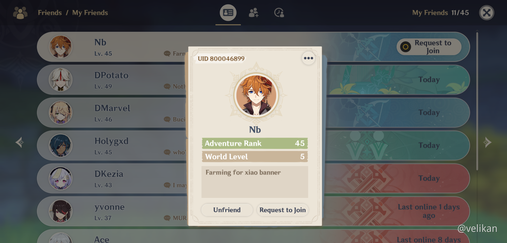 My friend got hack Genshin Impact | HoYoLAB