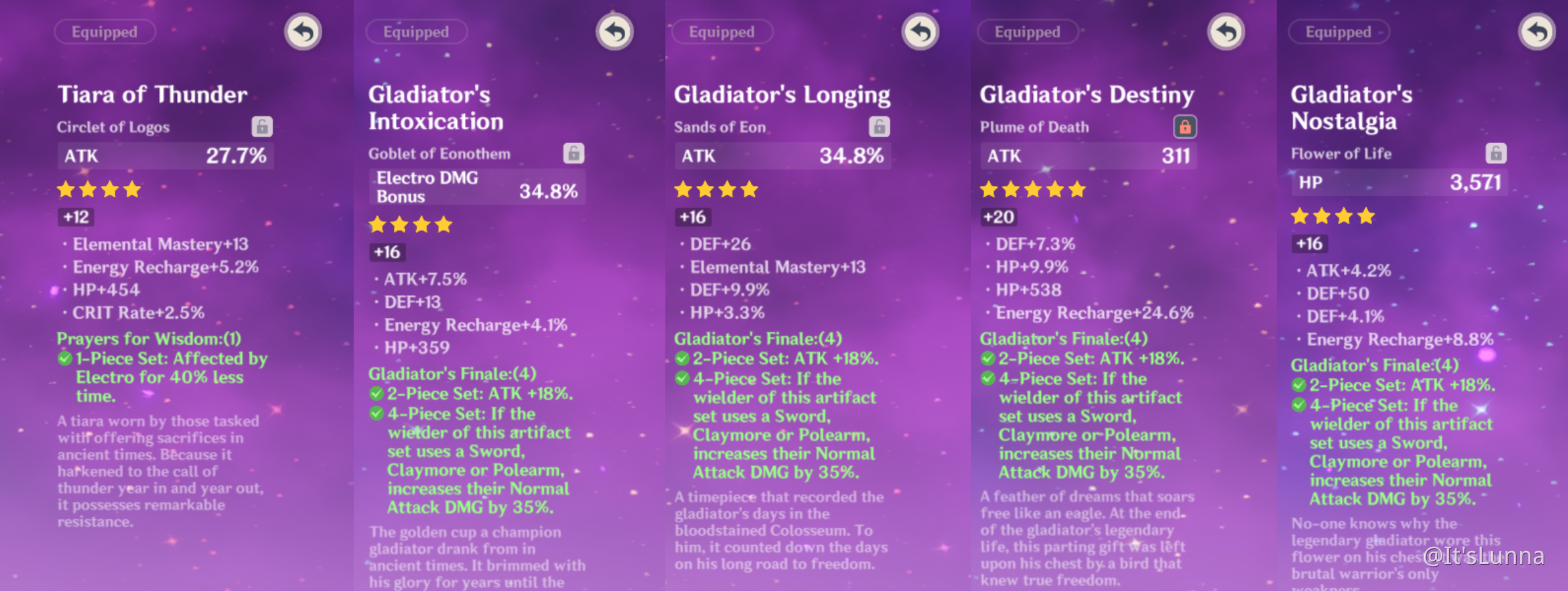 Need Suggestion About Artifacts Genshin Impact | HoYoLAB