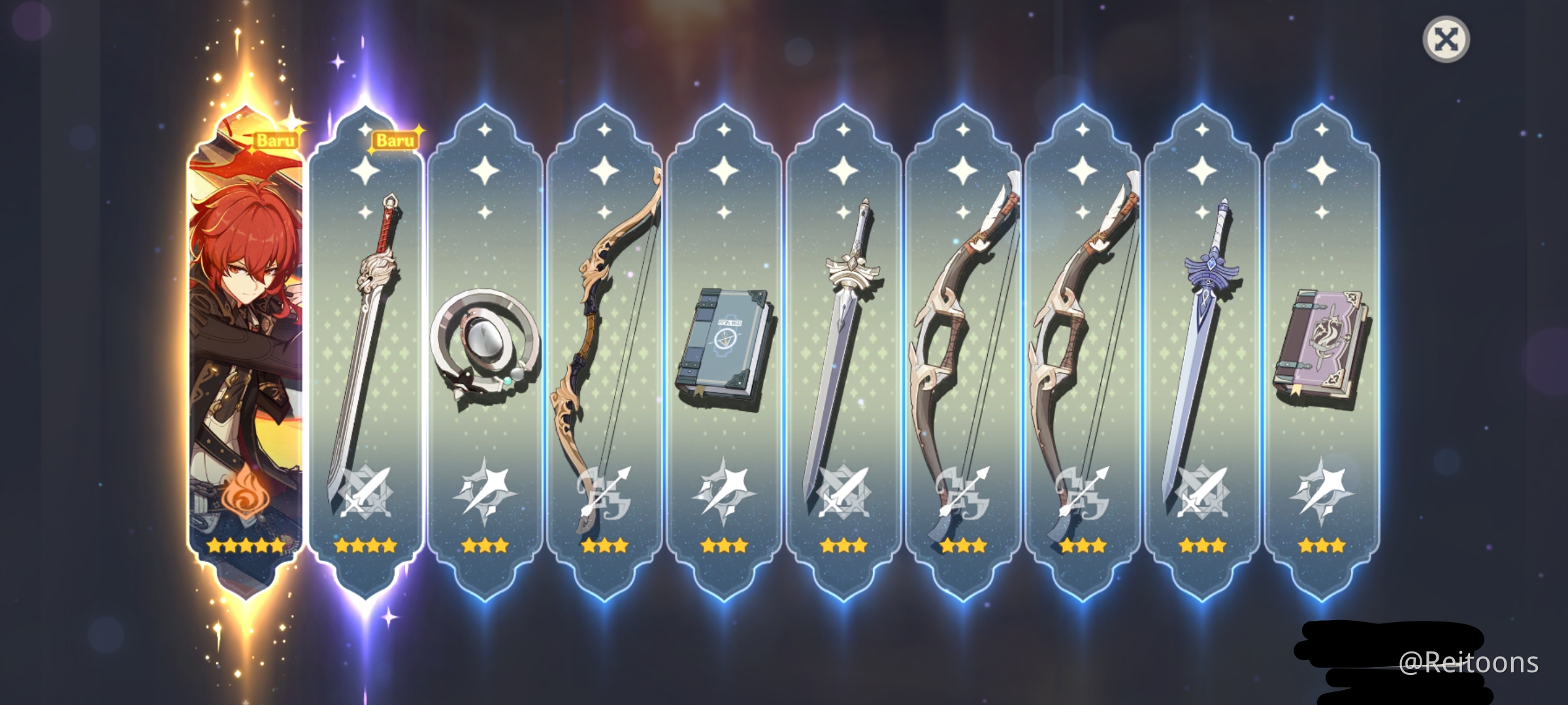 I got diluc on normal banner! Genshin Impact | HoYoLAB