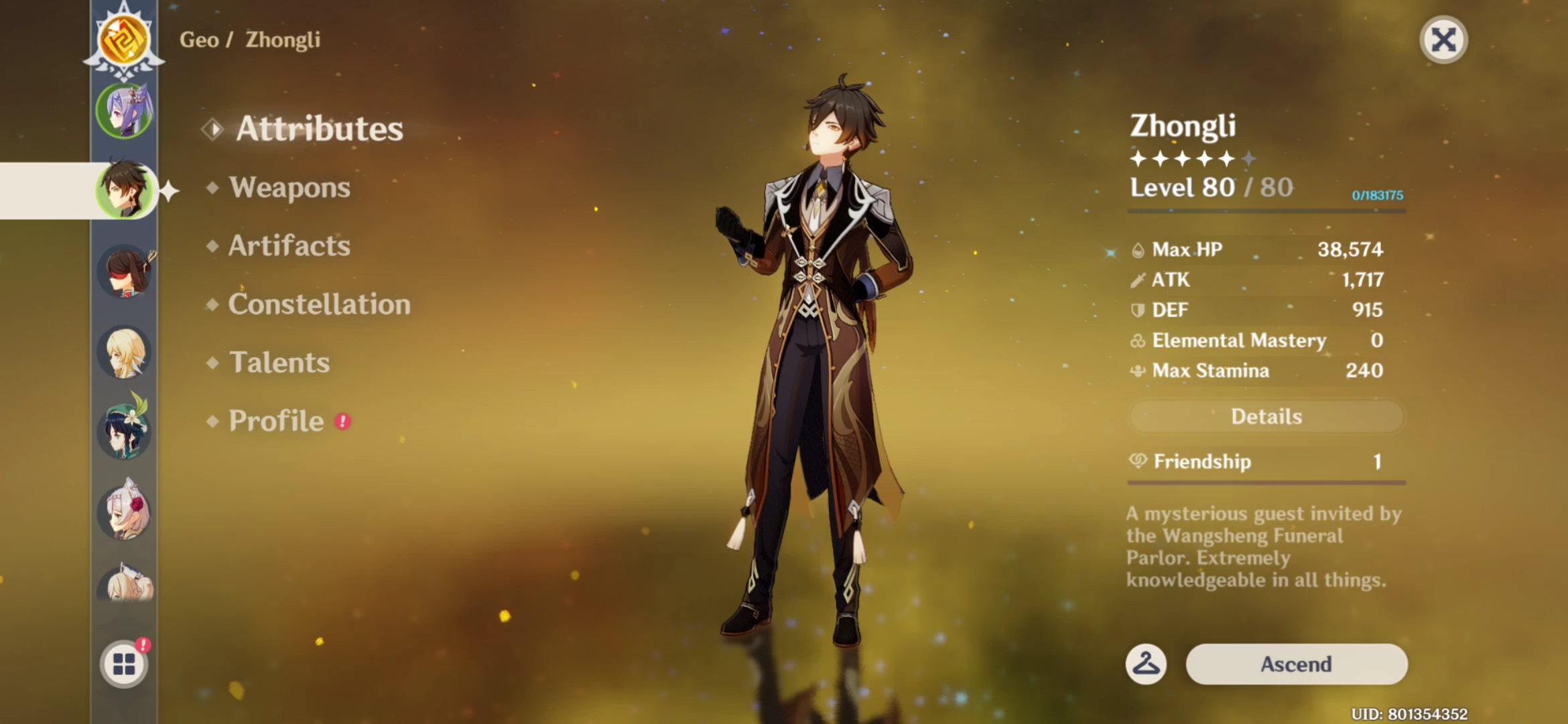 [ ̶B̶U̶G̶ ̶] on Zhongli's Planet Befall Damage Calculation Genshin ...